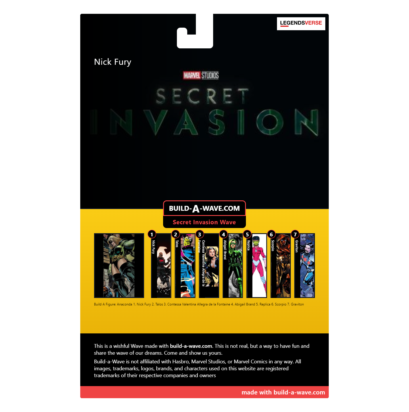 Ideal Wave – Secret Invasion Wave – Near Complete Set